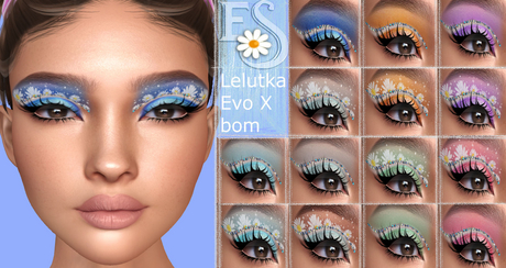 Second Life Marketplace - ES Miss Daisy Eyshadow Lelutka Evo X bom DEMO